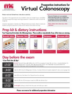 Virtual Colonoscopy prep sheet – MIC Medical Imaging